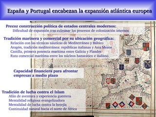 La expansión europea en el siglo XV. Segunda parte | PPT | South ...