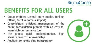 Sigma Conso Consolidation & Reporting | PDF