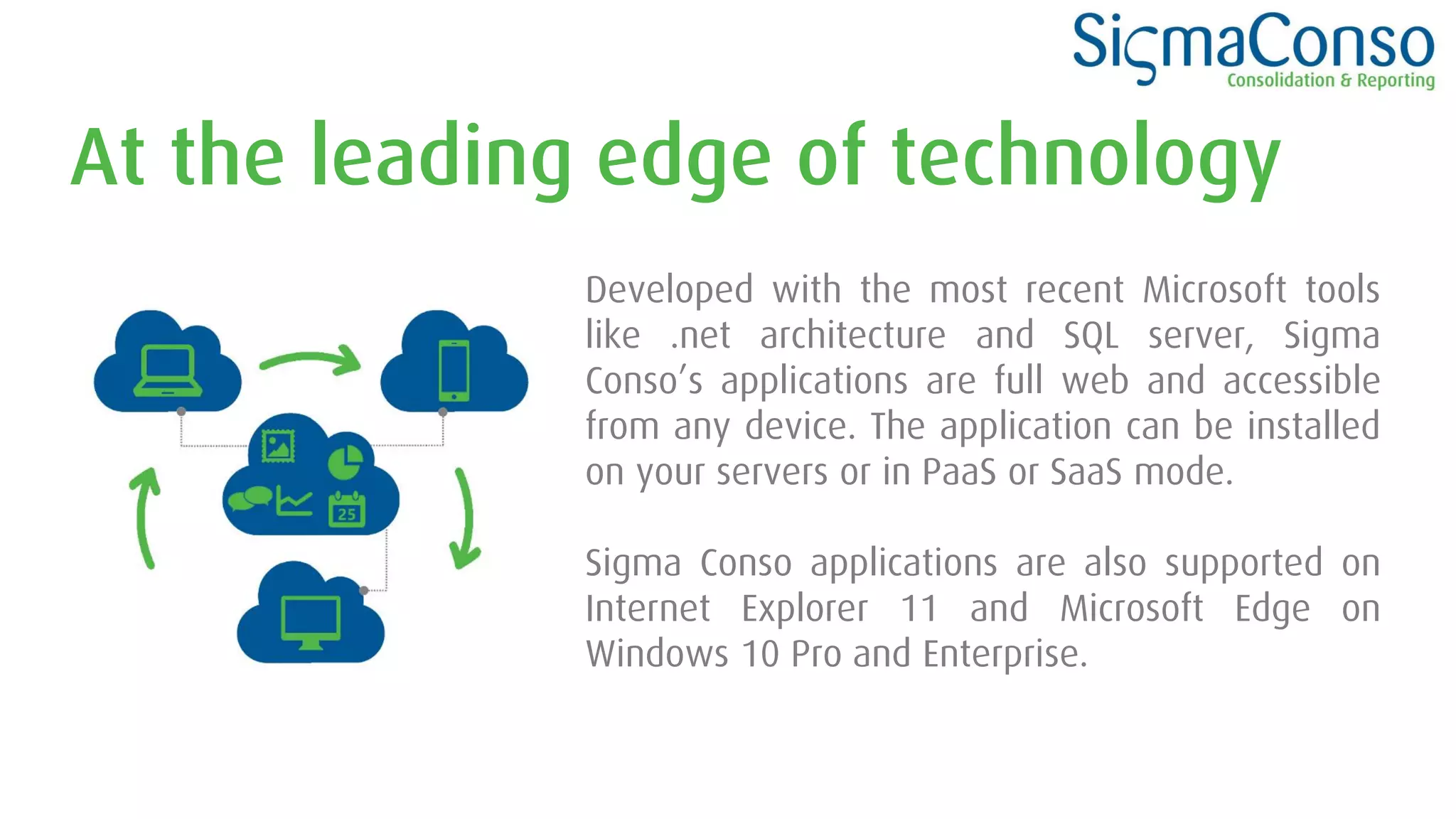 Sigma Conso Consolidation & Reporting | PPT
