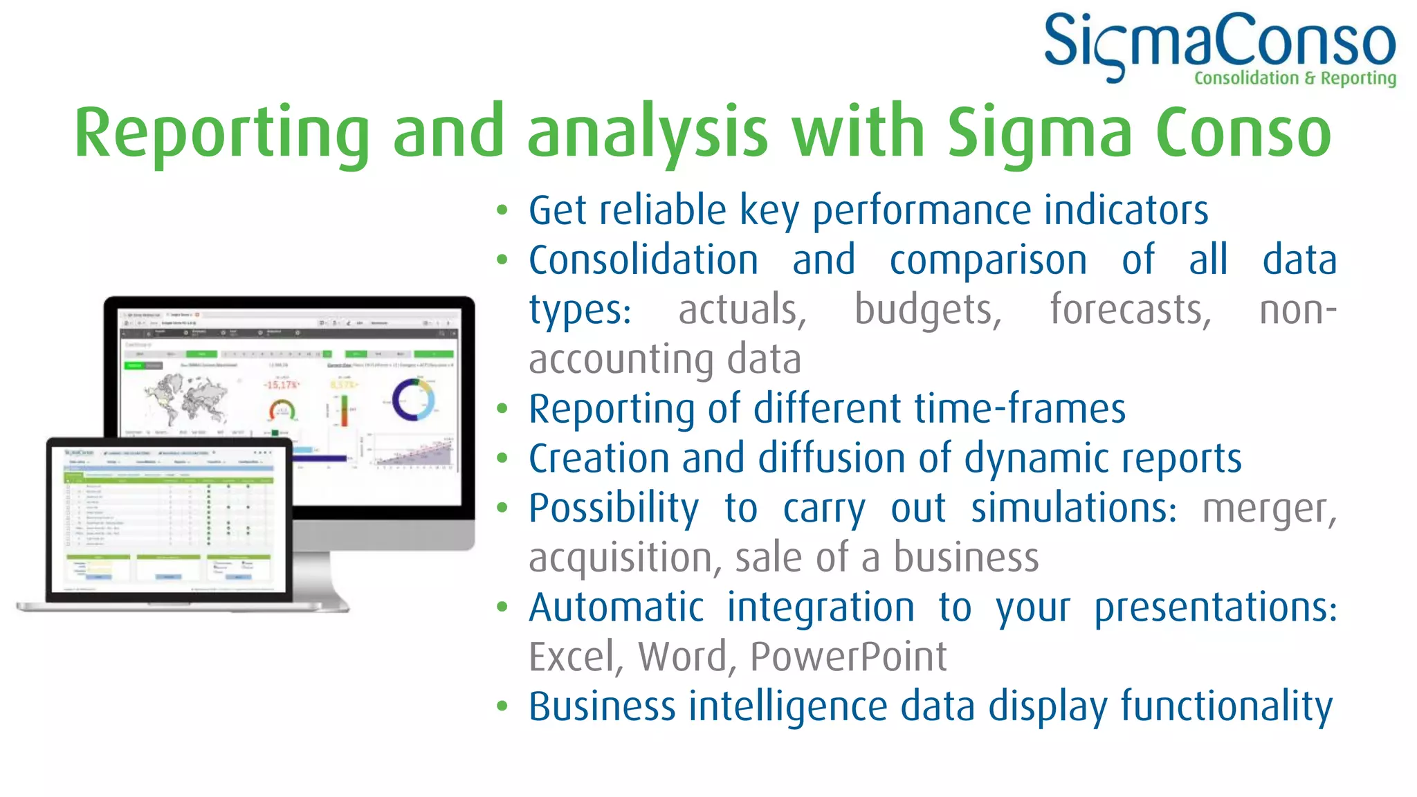 Sigma Conso Consolidation & Reporting | PPT