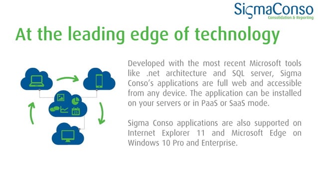 Sigma Conso Consolidation & Reporting | PPT