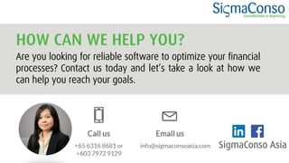 Sigma Conso Consolidation & Reporting | PPT