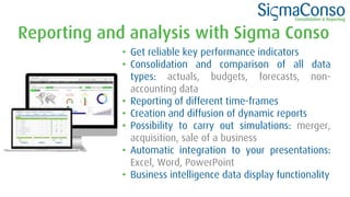 Sigma Conso Consolidation & Reporting | PPT