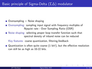 Sigma-Delta Analog to Digital Converters | PDF