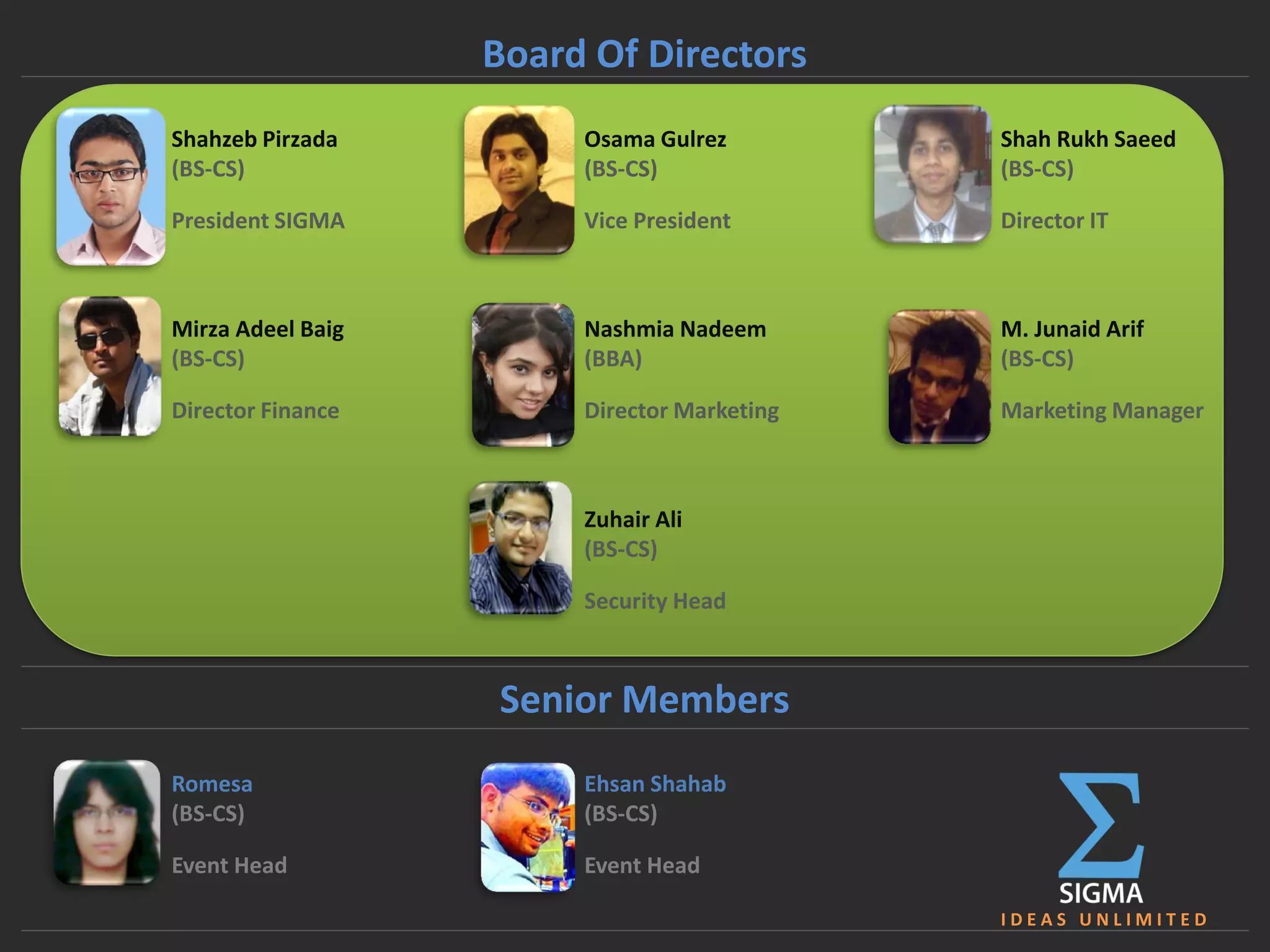 Sigma Society Inauguration | PPT