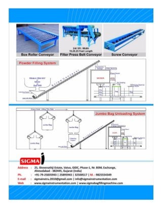 Sigma Instrumentation, Ahmedabad , Filling Packaging Machines | PDF ...