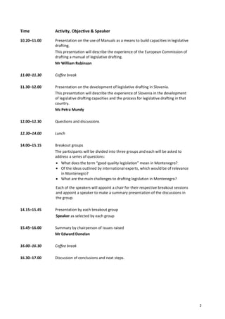 Legislative drafting workshop programme 26 May 2014 in English | PDF