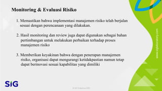 SIG_Manajemen Risiko & Peluang dalam implementasi iso 17025 | PPTX