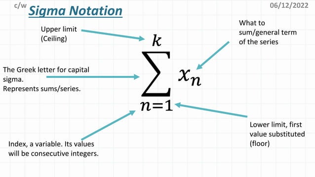 Sigma Notation.pptx | Personal Finance