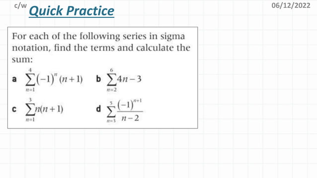 Sigma Notation.pptx | Personal Finance