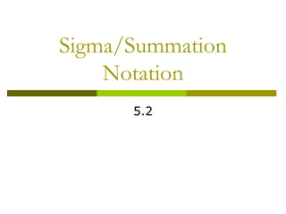 Sigma_notation.ppt