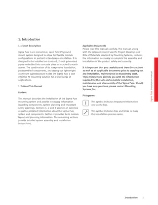 Sigma "Pure" Installation Manual | PDF