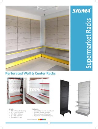 SIGMA Supermarket Display Rack Catalog 2025 | PDF