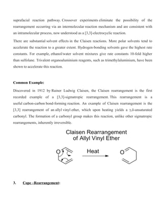 Sigmatropic reaction | DOC