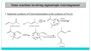 Sigmatropic rearrangement reactions (pericyclic reaction) | PPTX