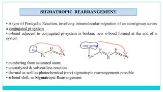 Sigmatropic rearrangement reactions (pericyclic reaction) | PPTX