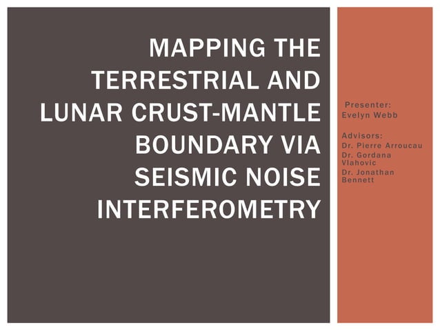 Mapping the Moho | PPTX | Geography | Science