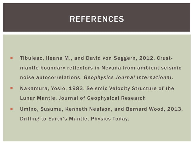 Mapping the Moho | PPTX | Geography | Science