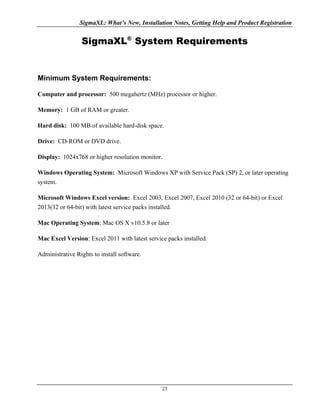 Sigma xl getting_started | PDF