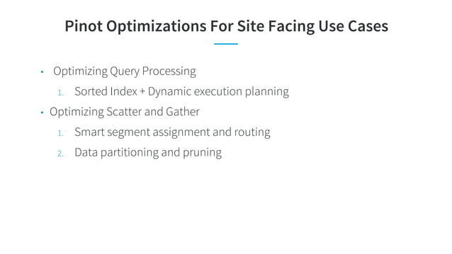 Pinot: Realtime OLAP for 530 Million Users - Sigmod 2018 | PDF