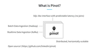 Pinot: Realtime OLAP for 530 Million Users - Sigmod 2018 | PDF