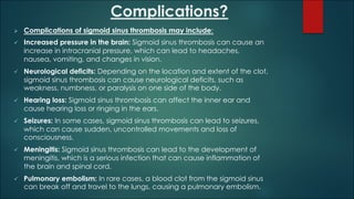 Sigmoid sinus thrombosis in otolaryngology | PDF