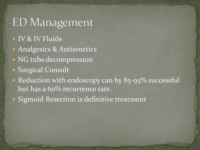 Sigmoid volvulus (2) | PPTX