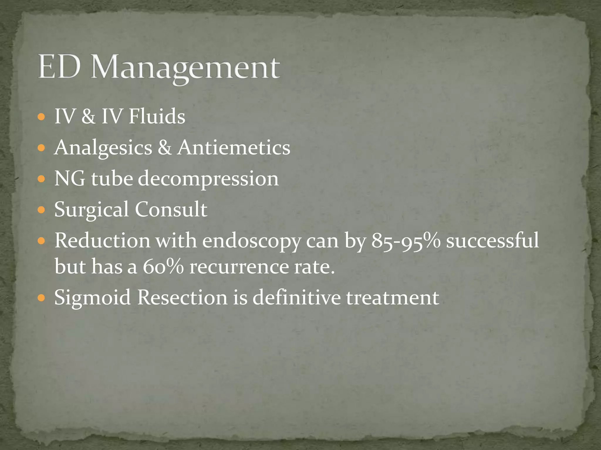 Sigmoid volvulus Power Point | PPTX