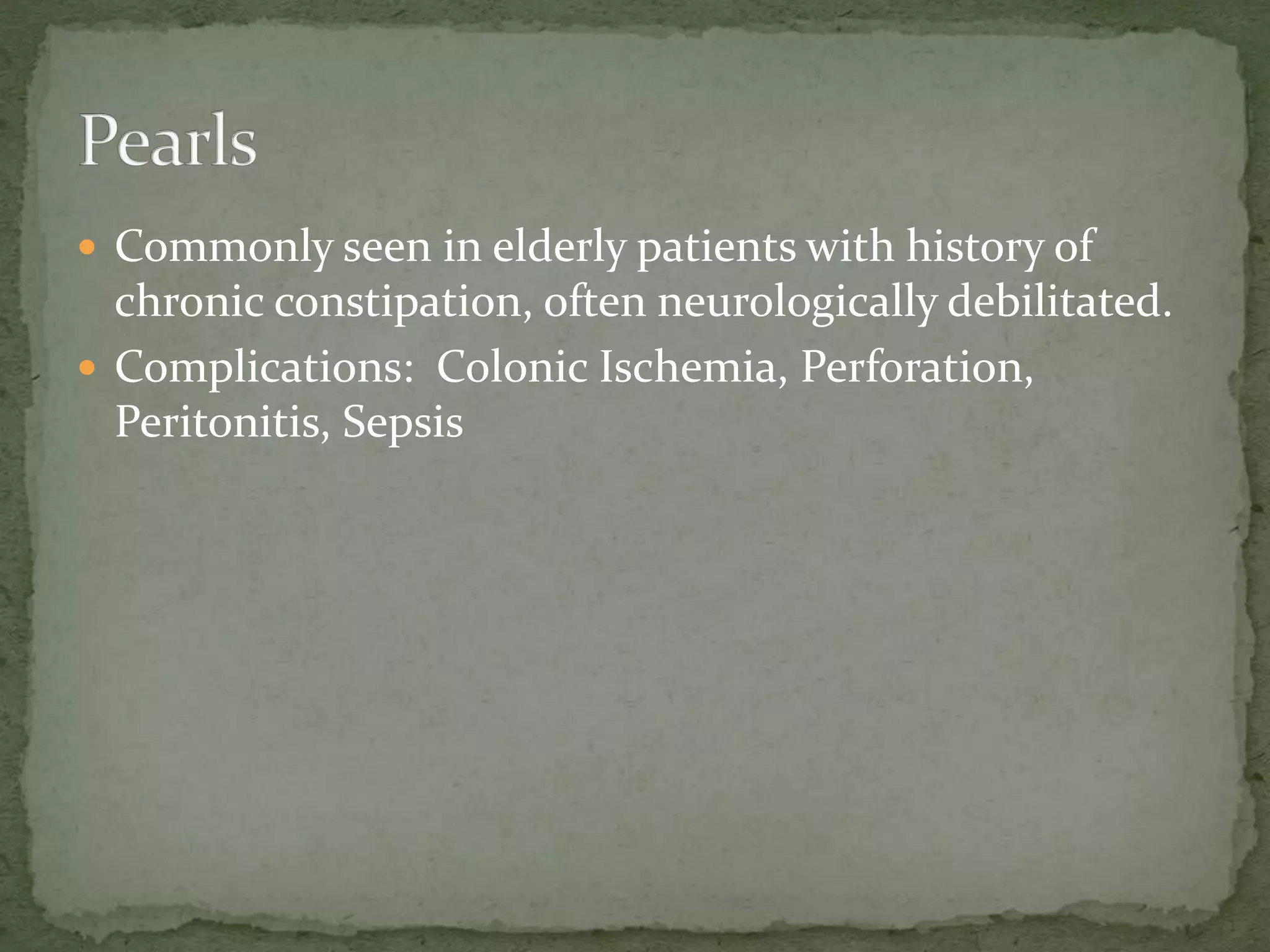 Sigmoid volvulus Power Point | PPTX