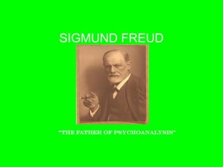 Psychology, Sigmund Freuds' Psychoanalytic Theory | PPT