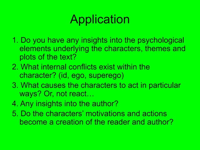 Psychology, Sigmund Freuds' Psychoanalytic Theory | PPT