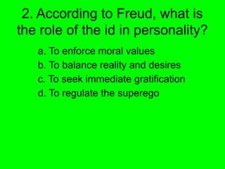 Psychology, Sigmund Freuds' Psychoanalytic Theory | PPT