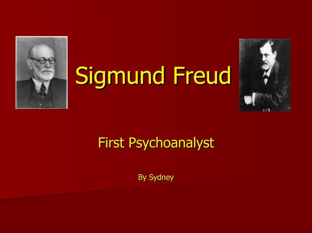 Sigmund Freud | PPT