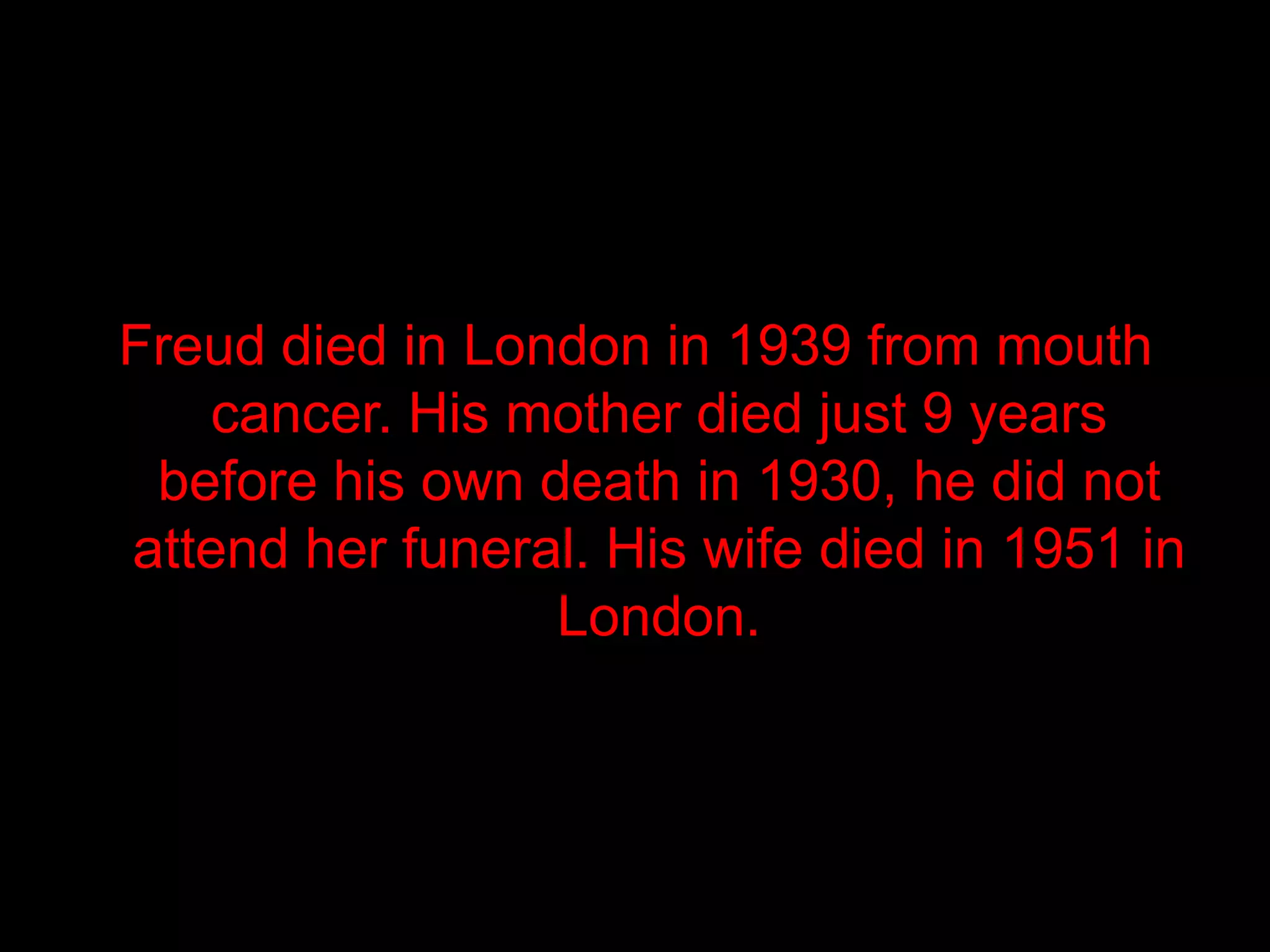 Frau Freud by Carol Ann Duffy & Sigmund Freud | PPTX