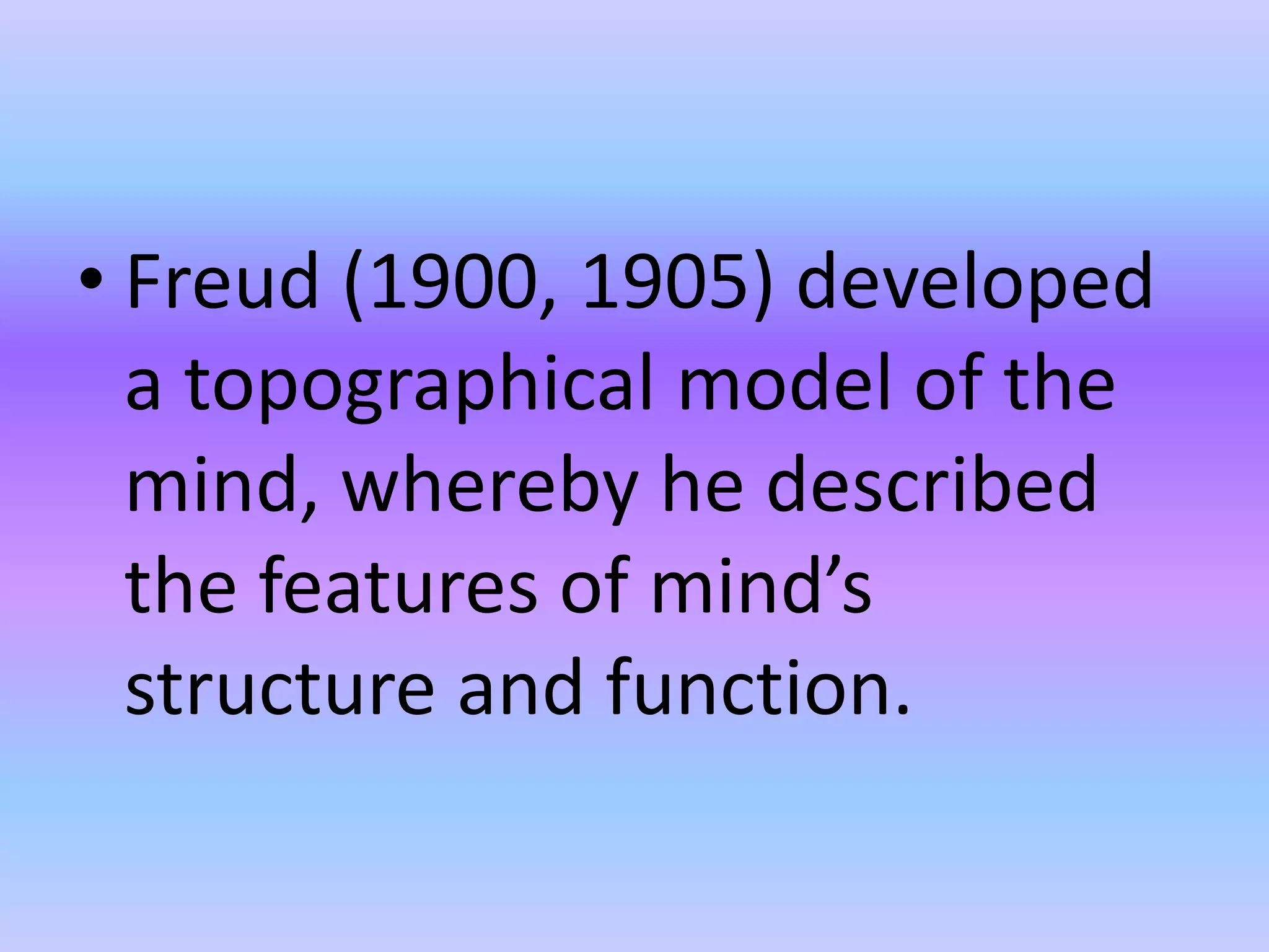 Sigmund freud- psychoanalysis and psychosexual theory | PPTX