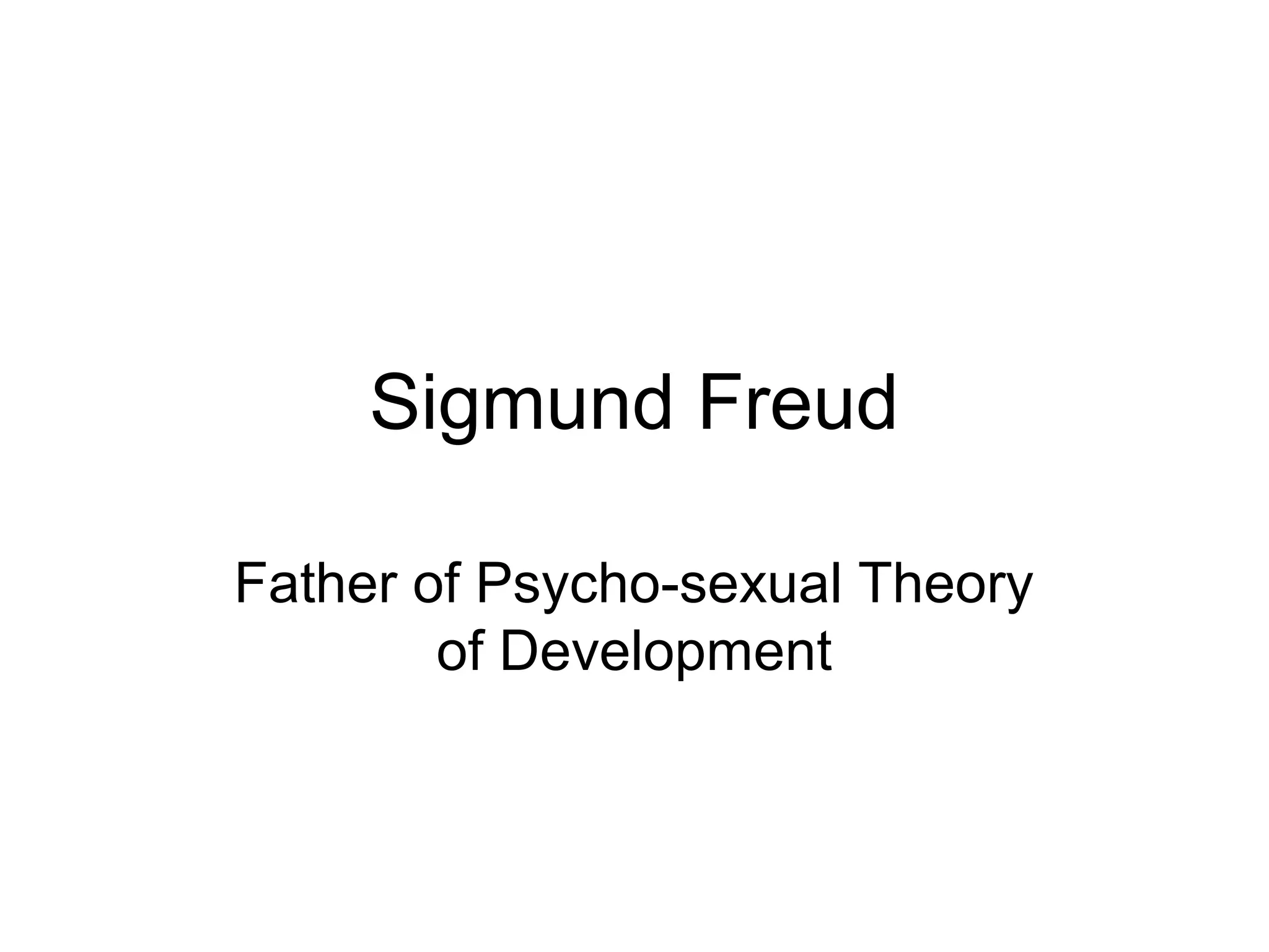 Sigmund freud powerpoint.presentation. | PPT