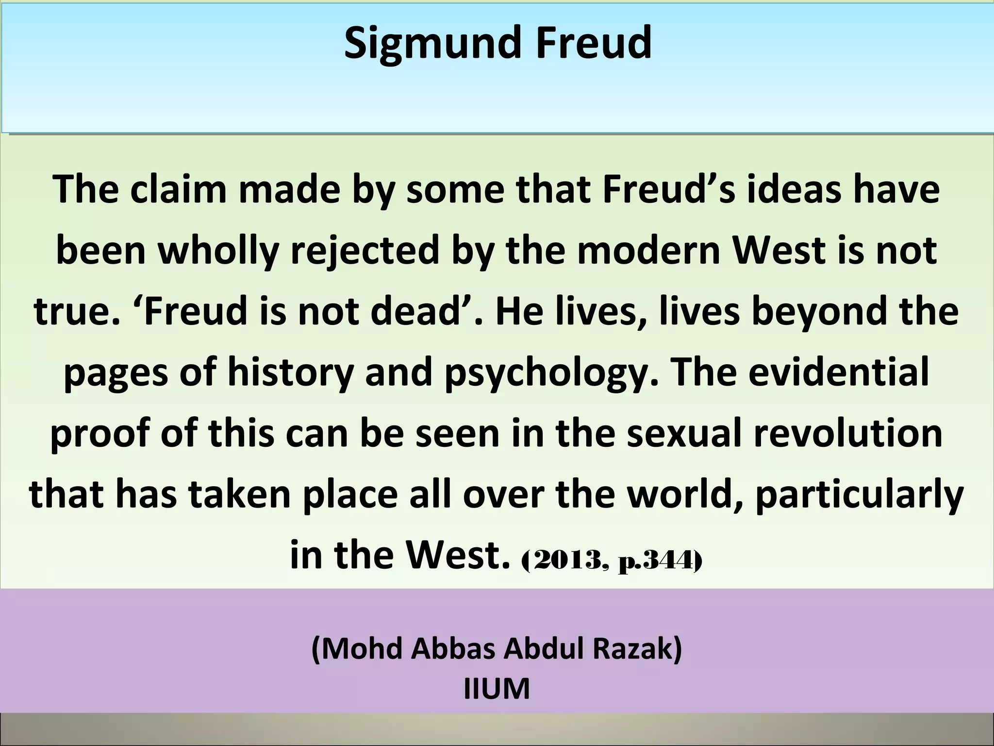 Sigmund Freud | PPT
