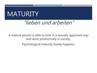 Sigmund Freud's Personality Theory | PPT