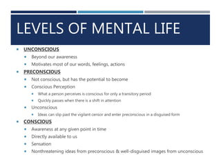 Sigmund Freud's Personality Theory | PPTX
