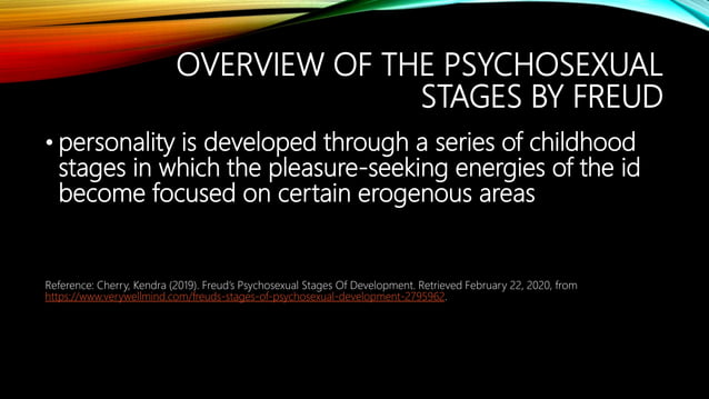 SIGMUND FREUD PSYCHOSEXUAL STAGES OF DEVELOPMENT AND PARTS OF HUMAN ...