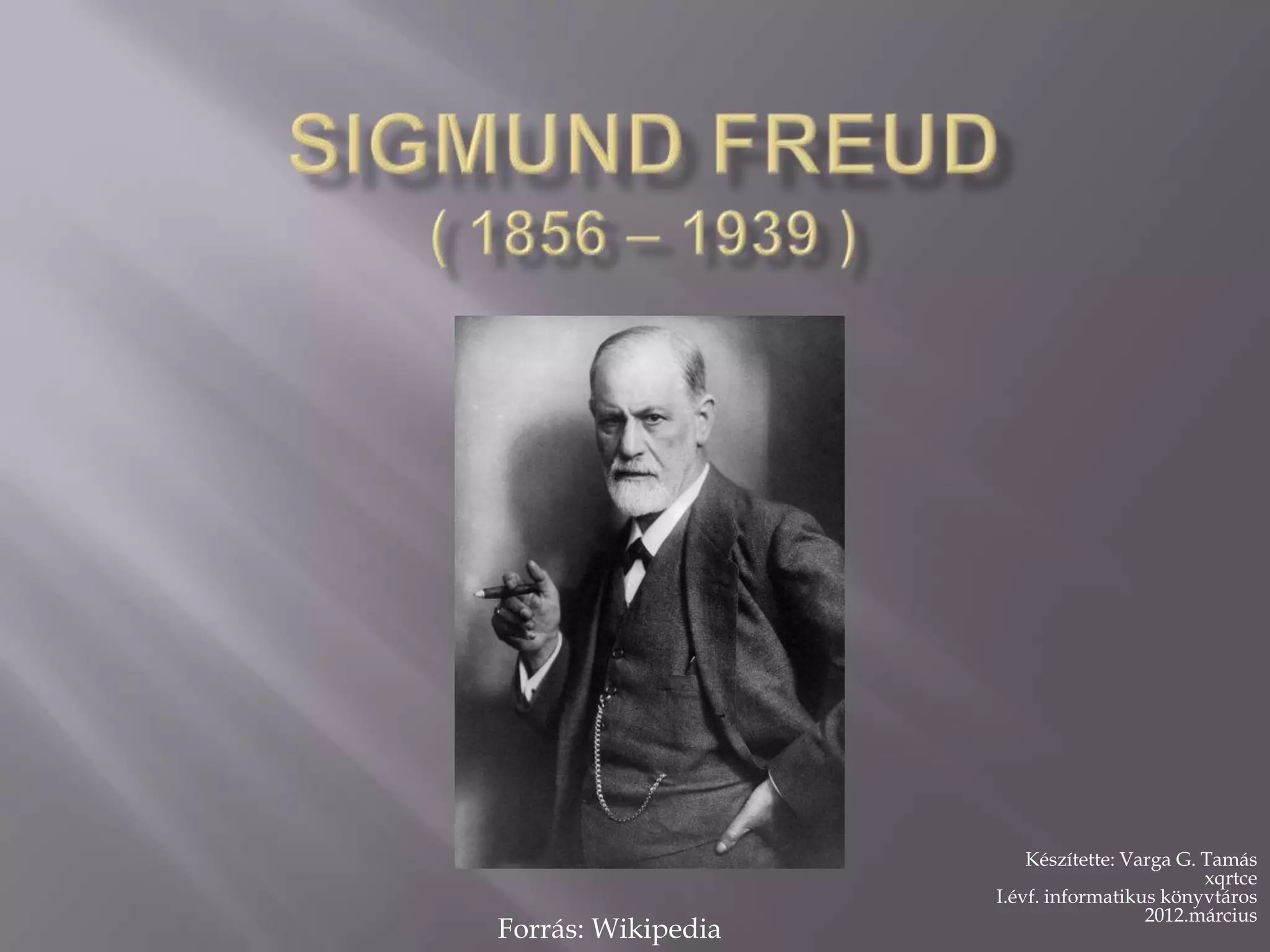 Sigmund Freud | PPT