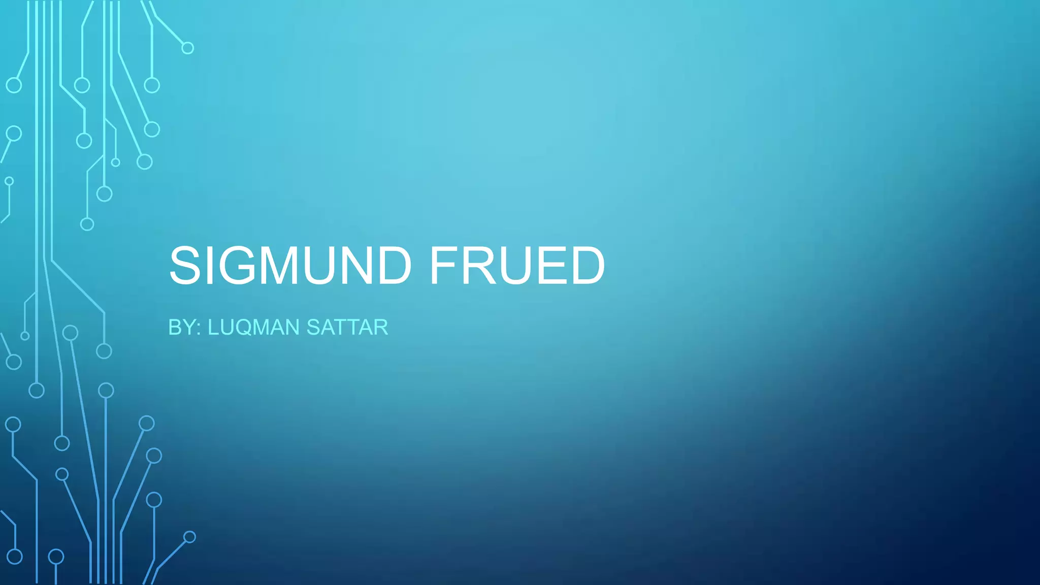 Sigmund frued | PPTX