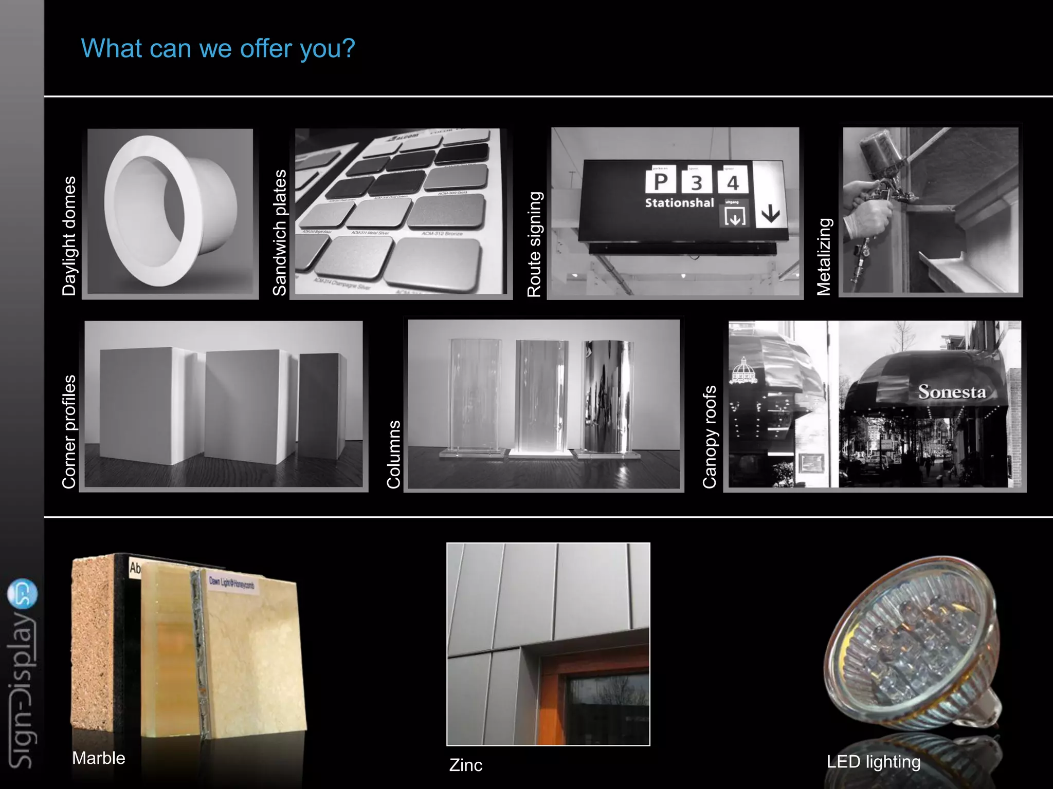 Sign display general presentation | PPT