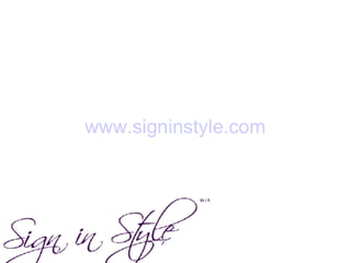 Sign In Style | PPT