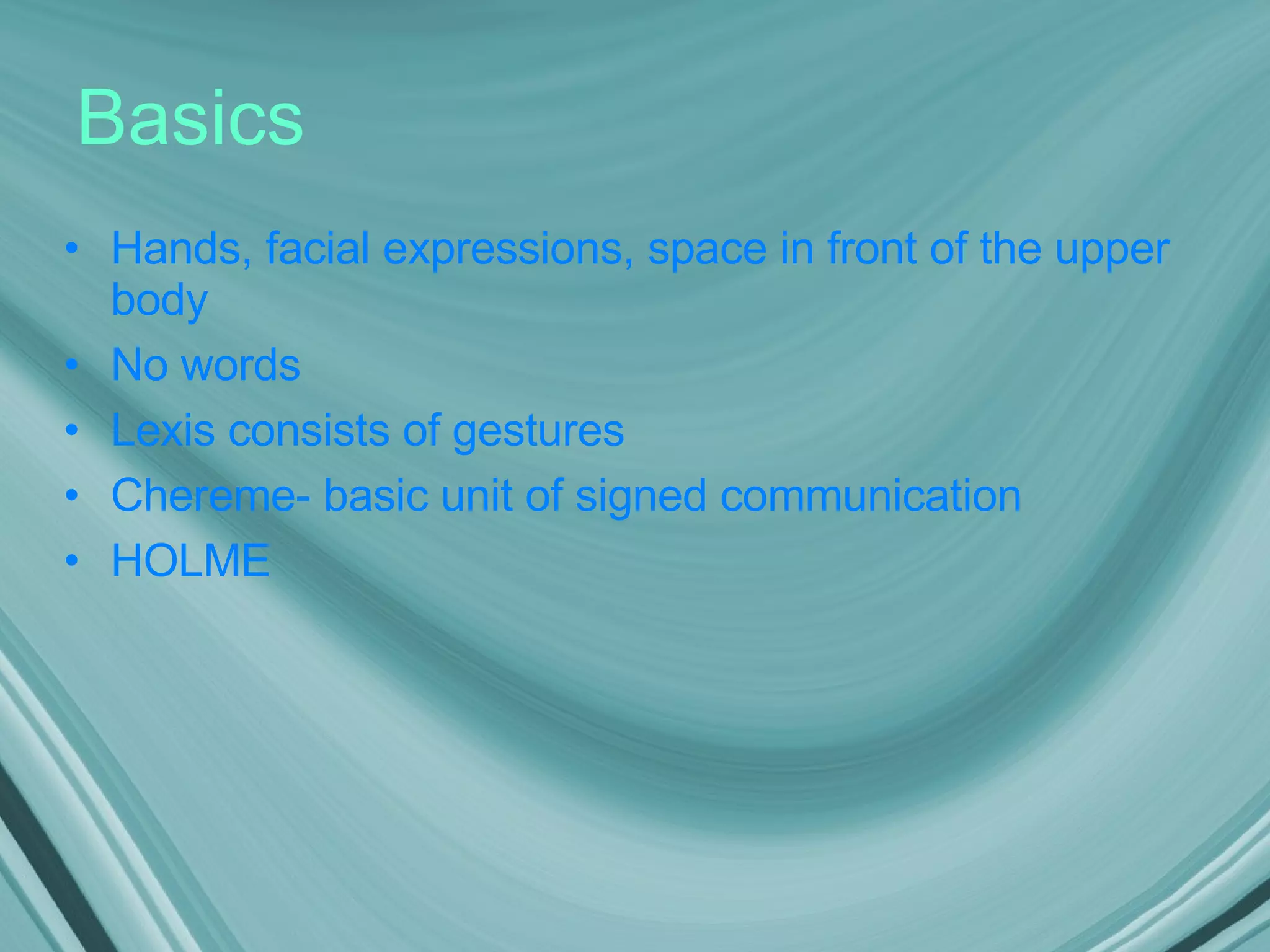Sign Language | PPT
