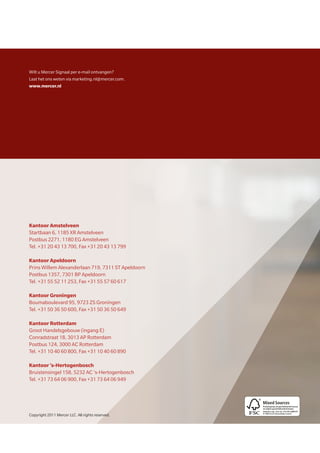 Mercer Signaal april 2012 | PDF