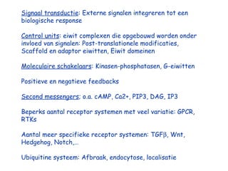 Signaaltransductie Bos Deel2 | PPTX | Endocrine and Metabolic Diseases ...