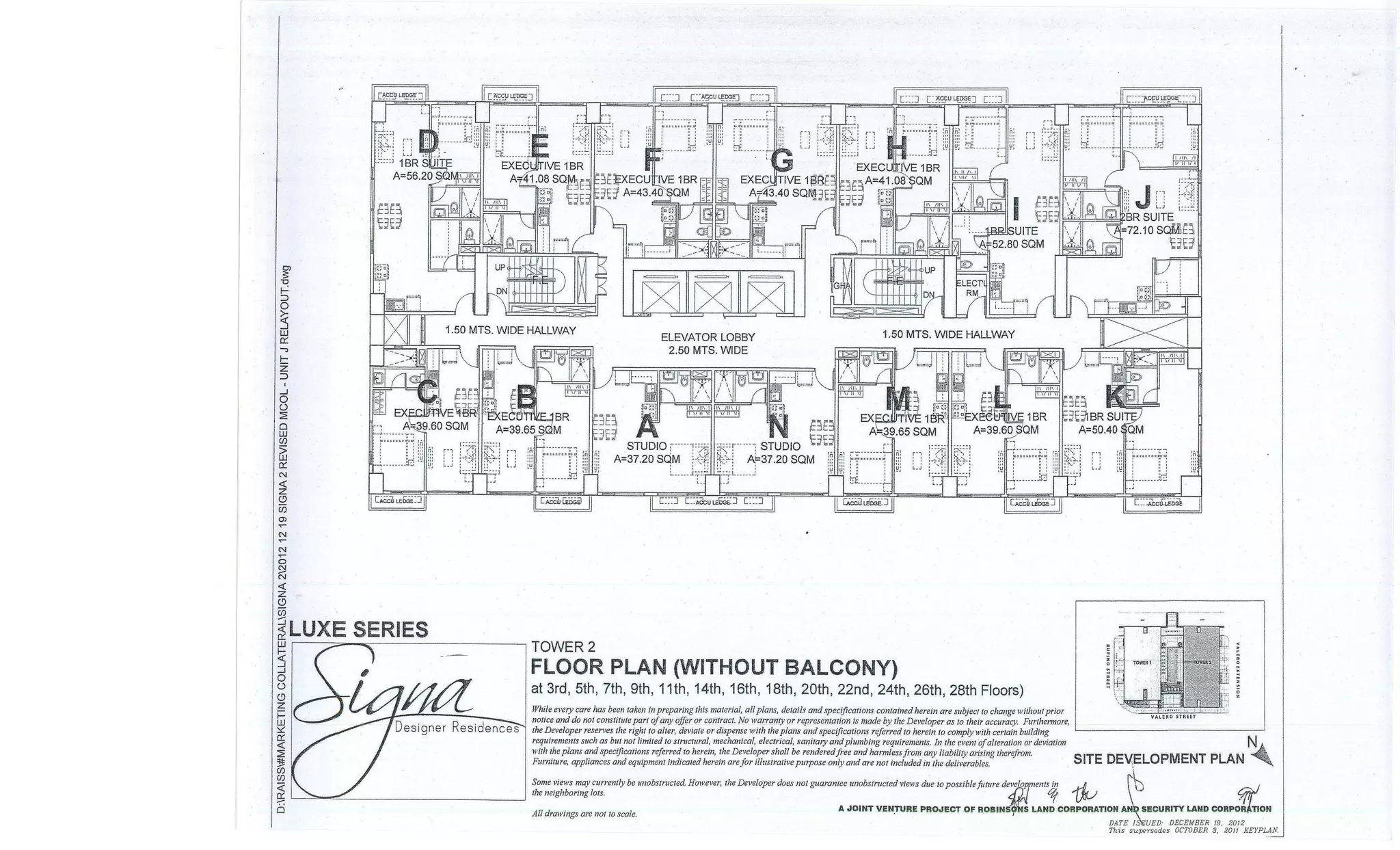 Signa Designer Residences Floor Plan 3 | PDF