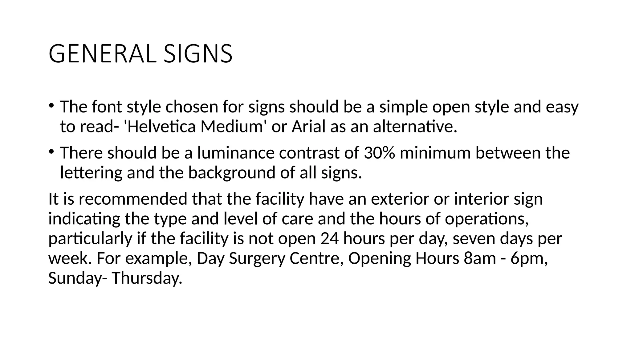 SIGNAGE.pptx in infection prevention in healthcare | PPTX