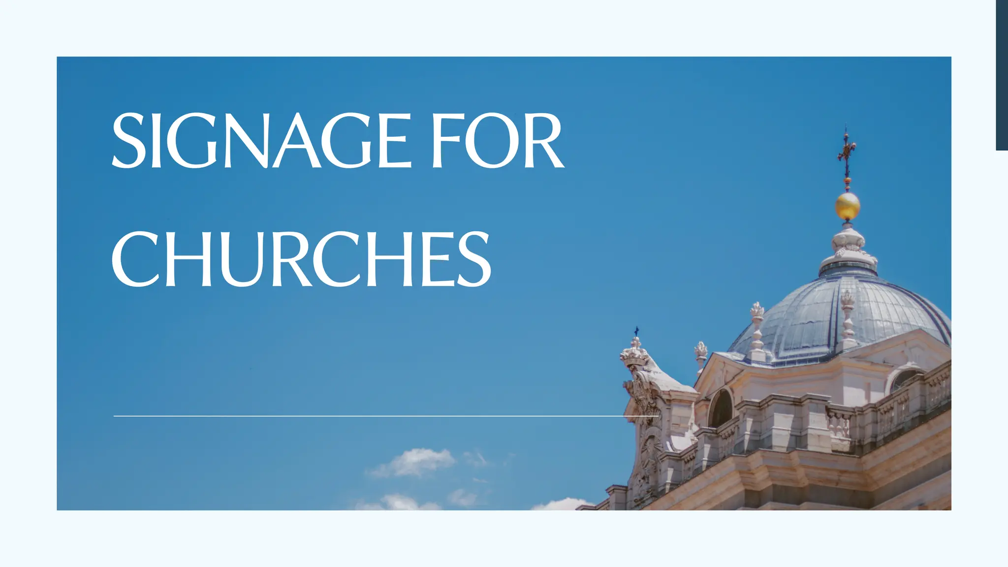 SIGNAGE FOR CHURCHES | PDF